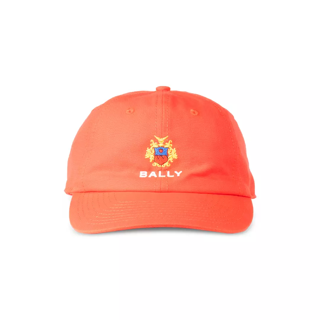 Jual BALLY Bally Baseball Hat with Crest Logo - Candy Red Original 2025 ...