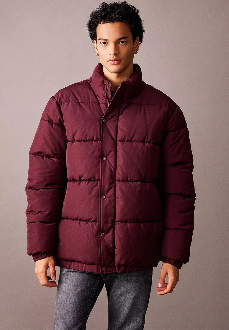 Buy DeFacto High Neck Puffer Jacket 2026 Online | ZALORA