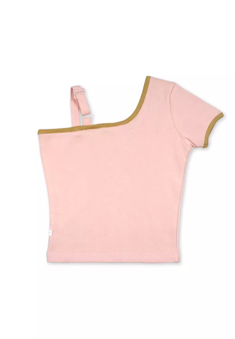 Buy MOOSE GIRL Girls Asymmetrical Blouse With Print Details 2025 Online ...