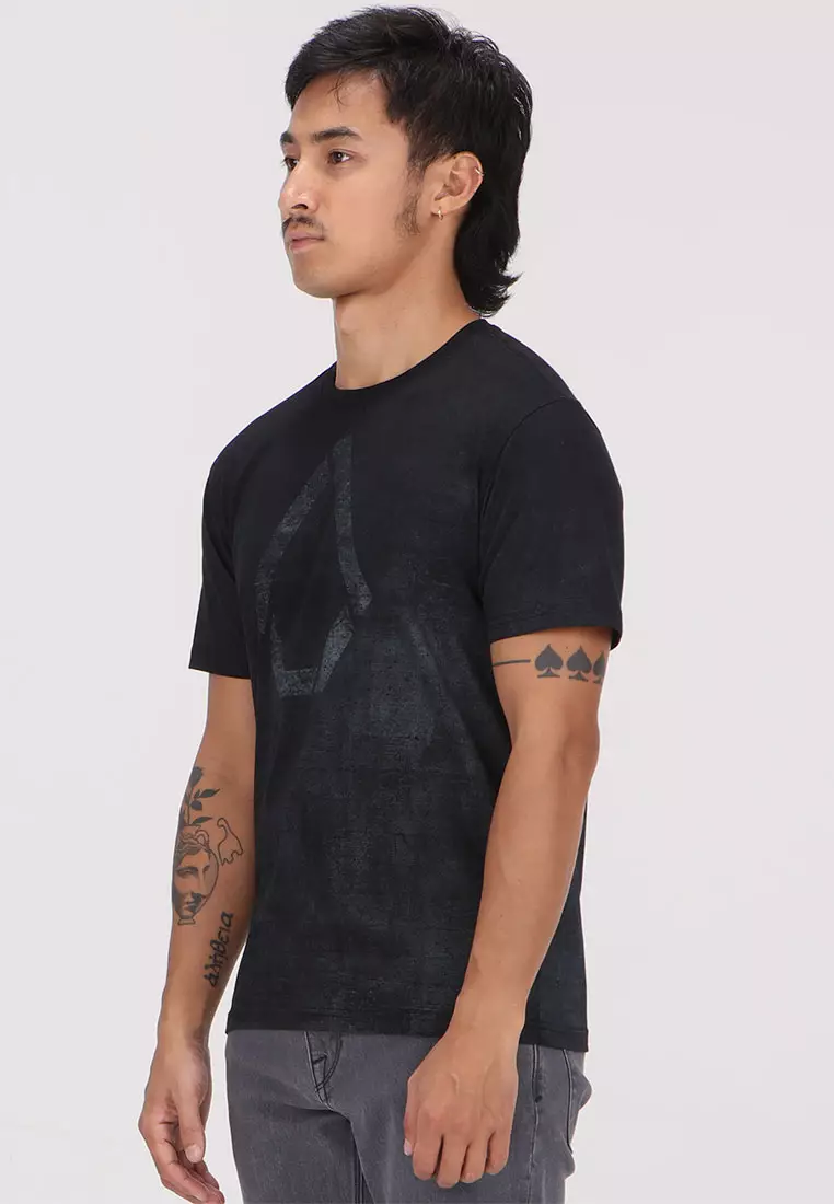 Jual Volcom MCT REZNOR SHORT SLEEVE TEE BLACK Original 2026 | ZALORA ...
