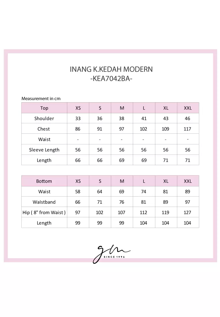 Buy Gene Martino Inang Kurung Kedah Modern Online | ZALORA Malaysia