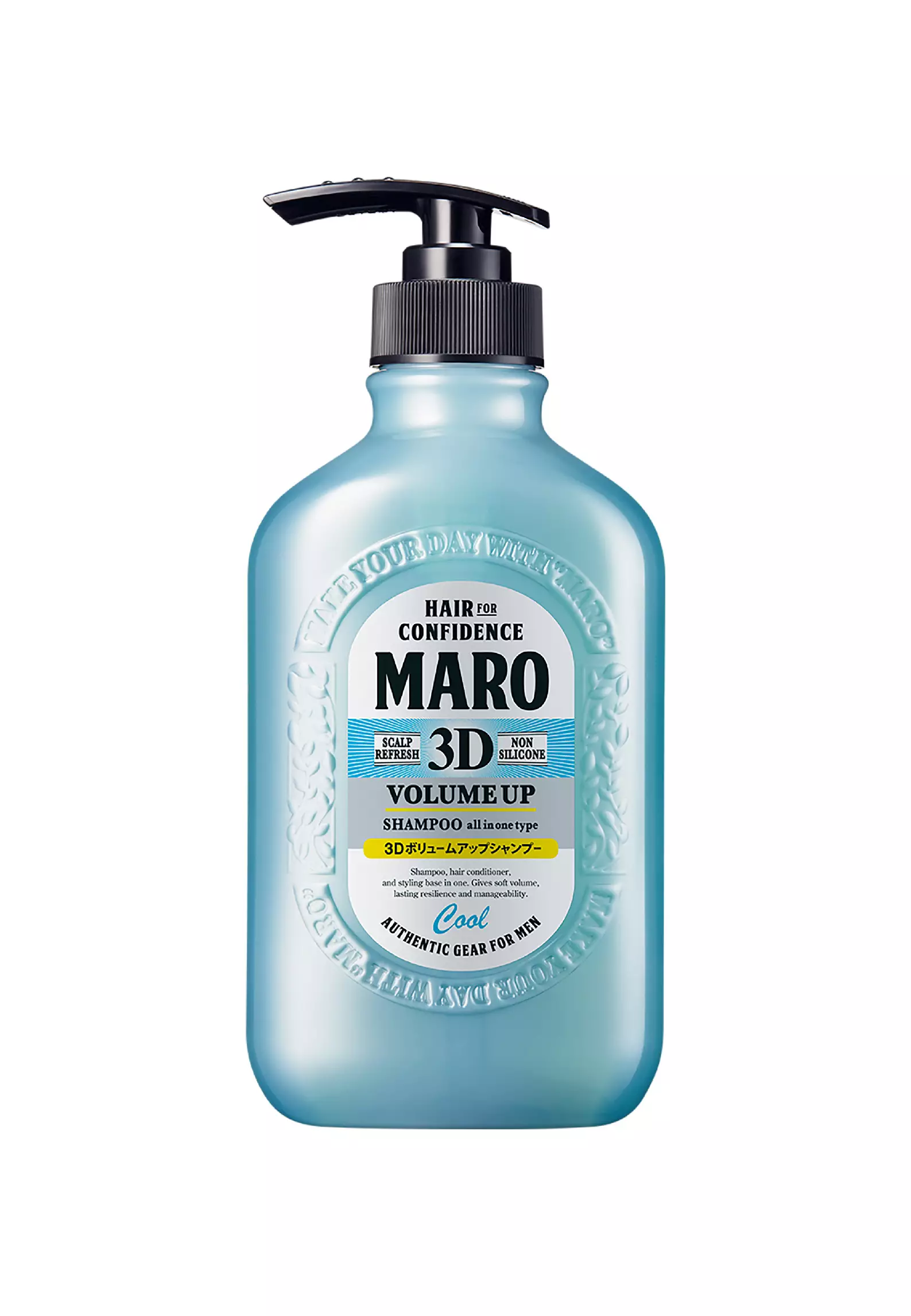 Jual Maro MARO 3D Volume Up Shampoo COOL 400ml - Shampoo Pria Sensasi Cooling Untuk Rambut ...