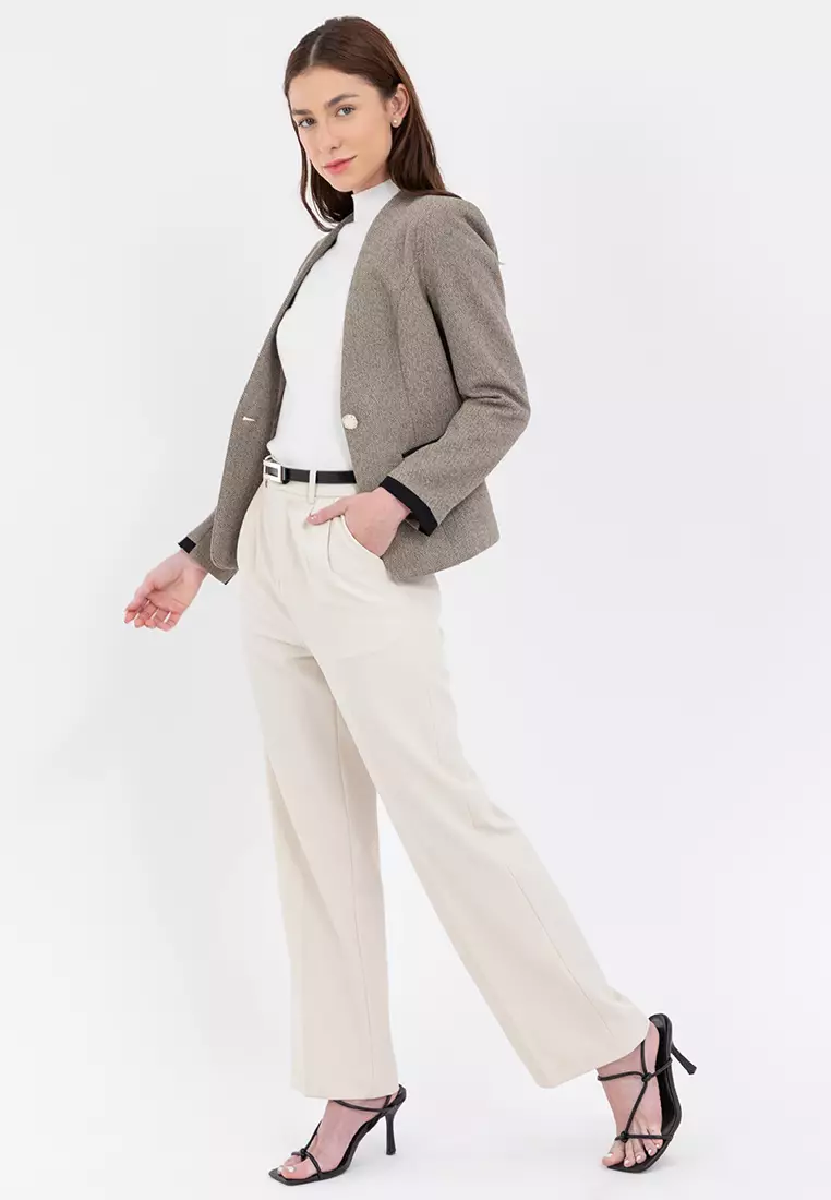 Buy Well Suited Herringbone Blazer 2026 Online | ZALORA Philippines