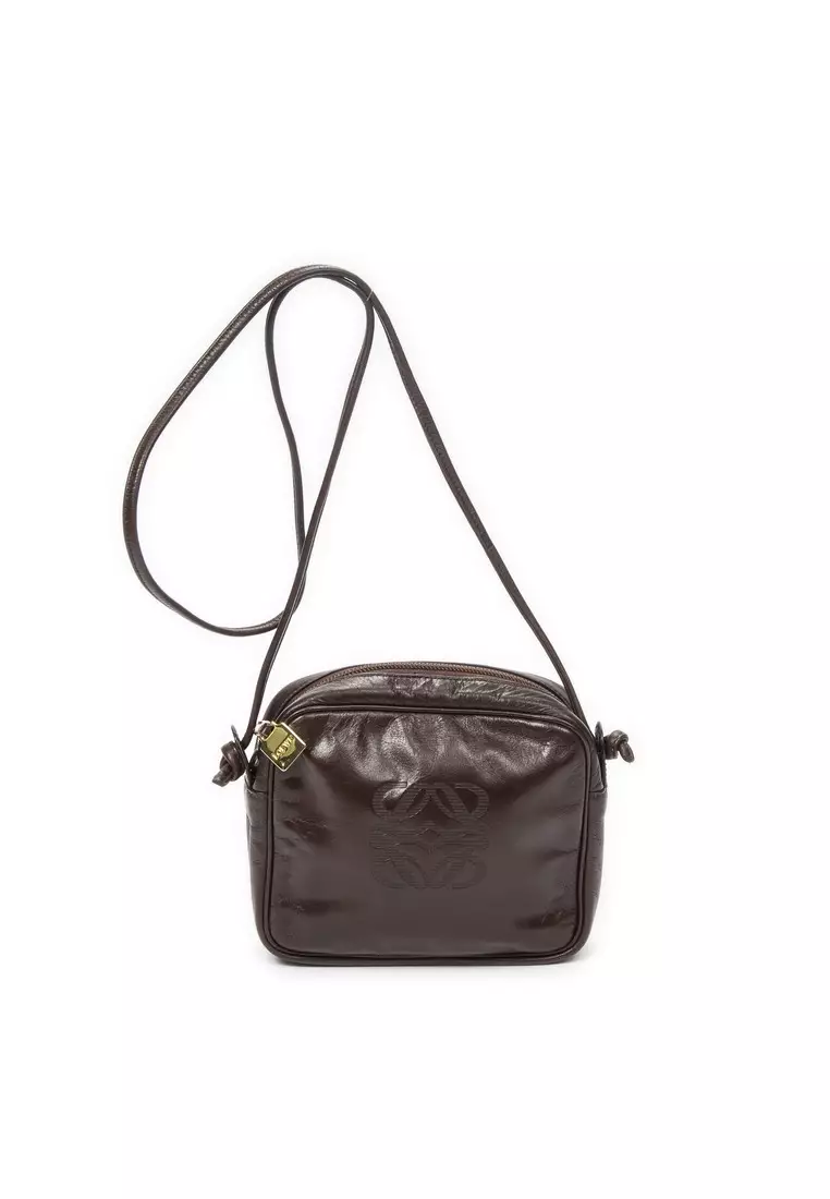 Buy LOEWE Pre-Loved Vintage Anagram Crossbody Online | ZALORA Malaysia