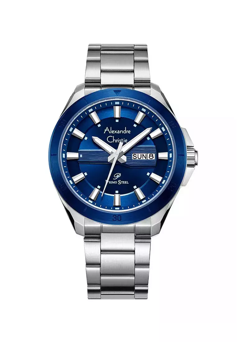 Jual Alexandre Christie Alexandre Christie Jam Tangan Pria - Silver ...