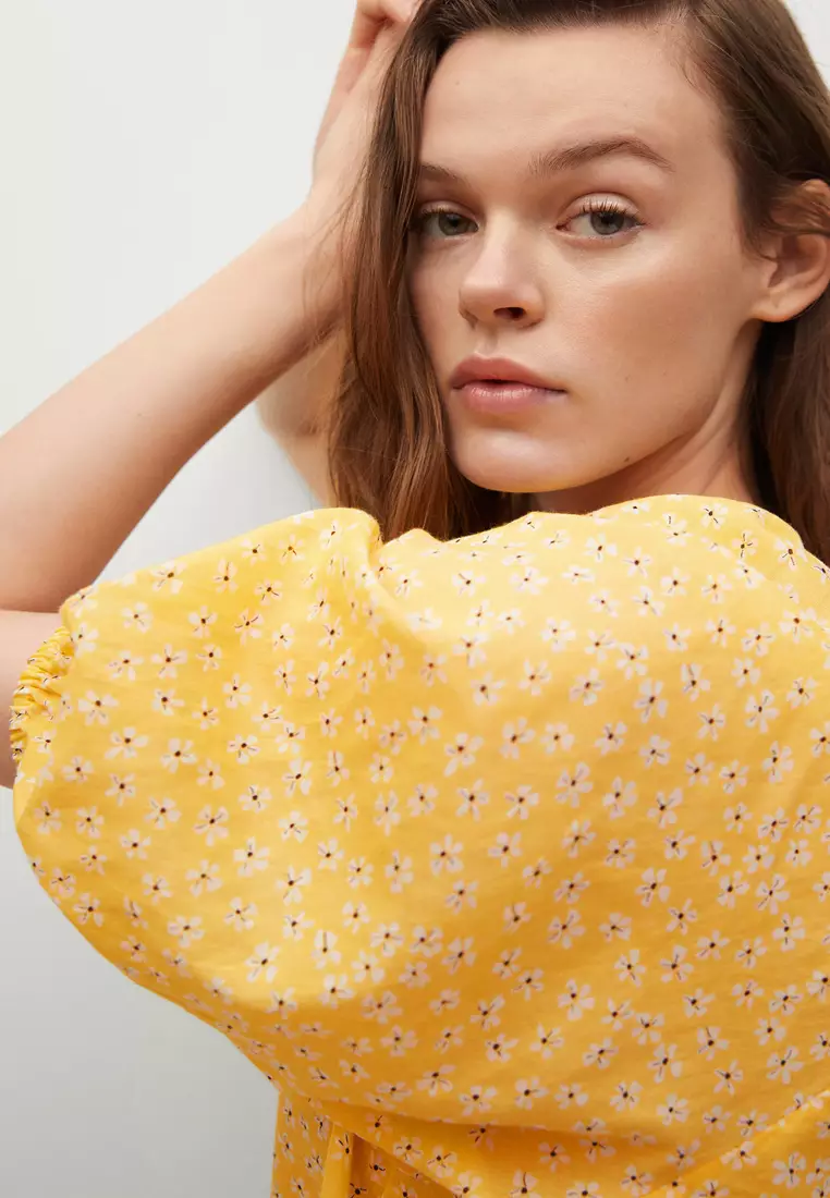 Buy Mango Printed Cotton Blouse 2024 Online Zalora Philippines