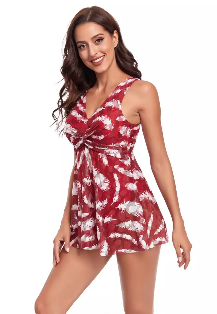 Buy LYCKA LYX23136 European Lady One Piece Swimwear Red Online | ZALORA ...