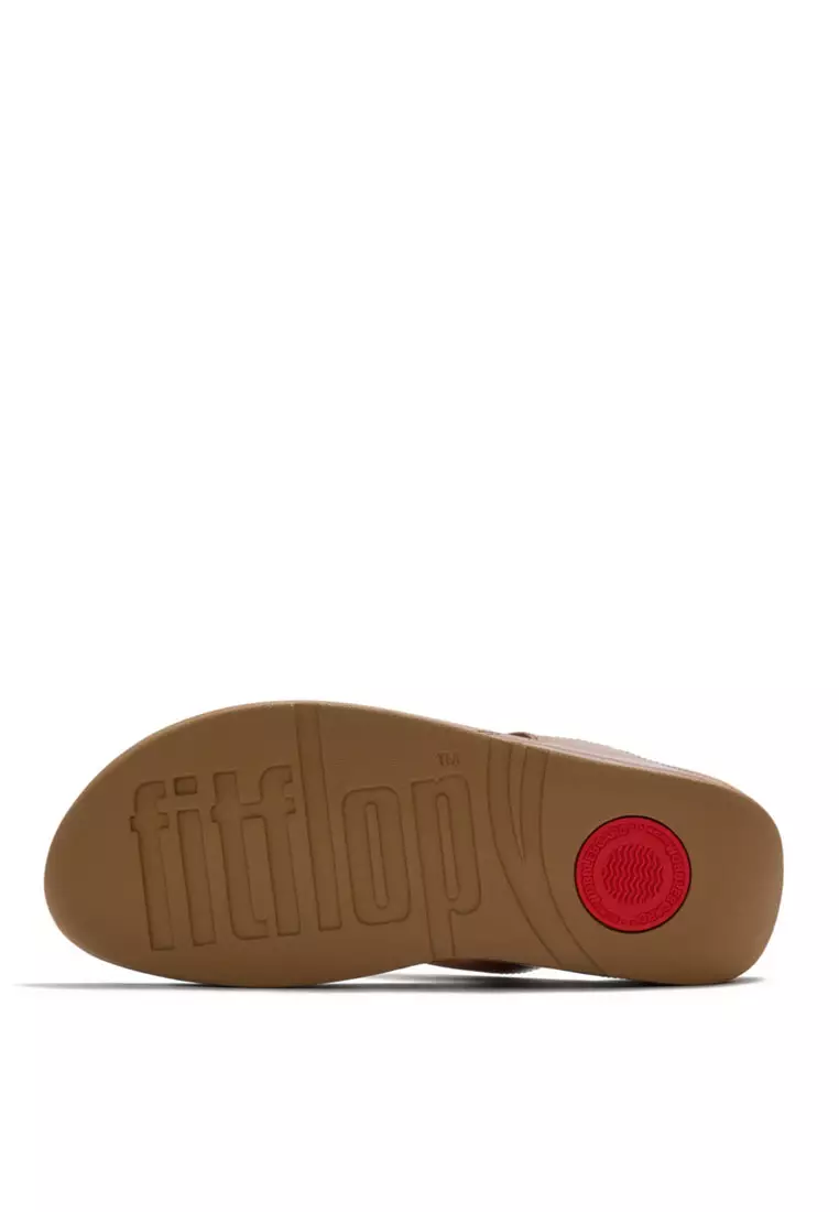 Buy FitFlop LULU Women's Ultra-Jewel Toe-Post Sandals - Deep Tan (A5E ...