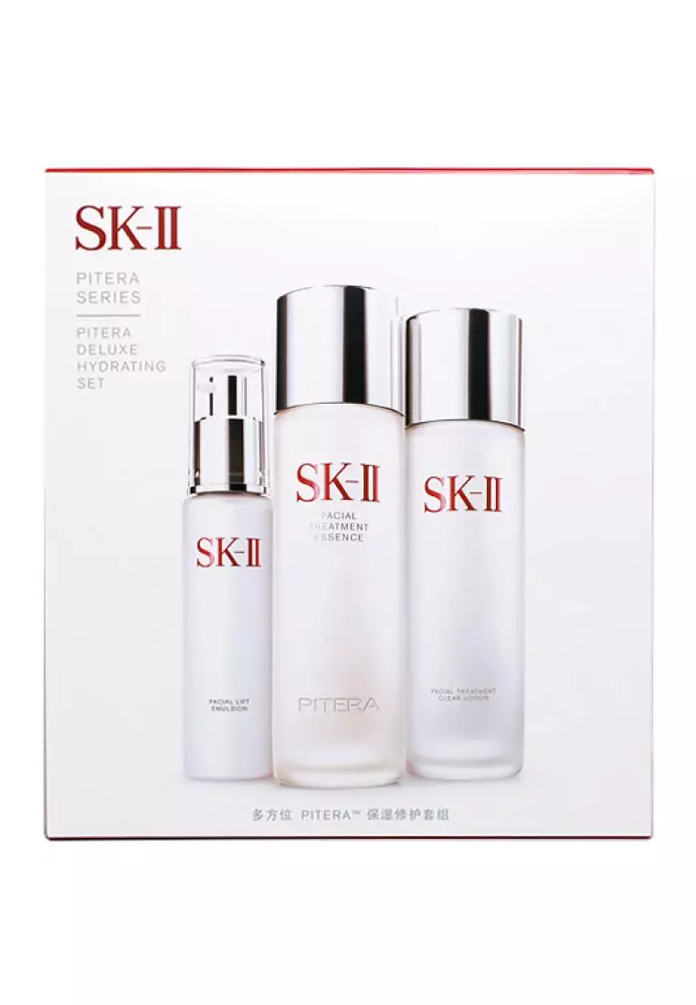 Buy SK-II SK-II Pitera Deluxe Hydrating Set 230ml+230ml+100g 2025 Online | ZALORA