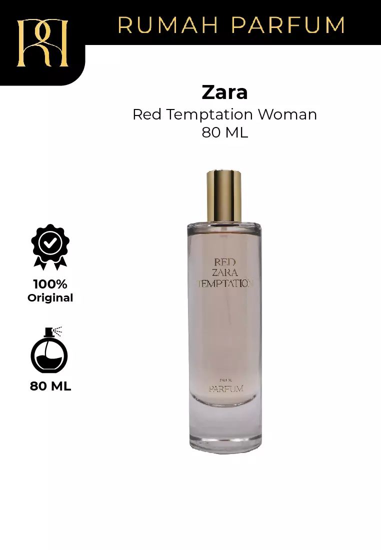 Jual ZARA Zara Red Temptation Woman 80 ML Original 2025 | ZALORA Indonesia