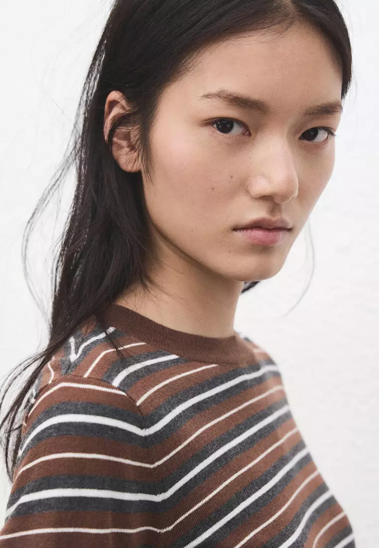 Mango Knit Striped Sweater 2026 | Buy Mango Online | ZALORA Hong Kong