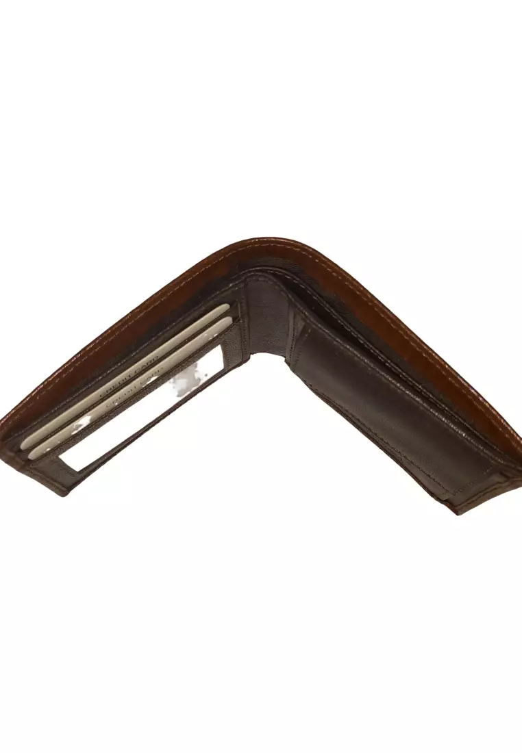 Buy Oxhide Men leather wallet with coin pouch-Slim wallet-Full Grain ...