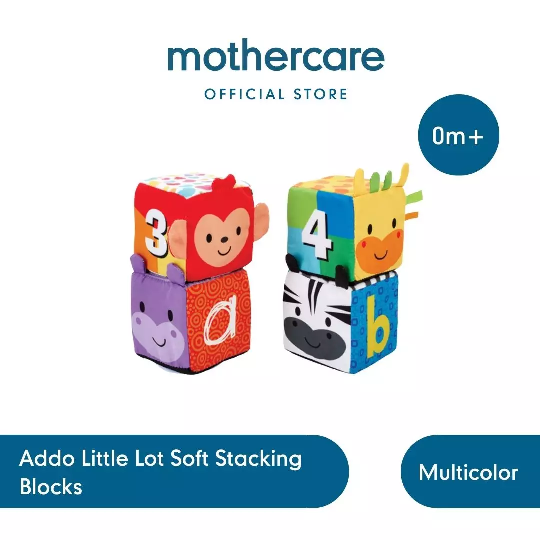 Jual Mothercare Addo Little Lot Soft Stacking Blocks - Mainan Edukasi ...