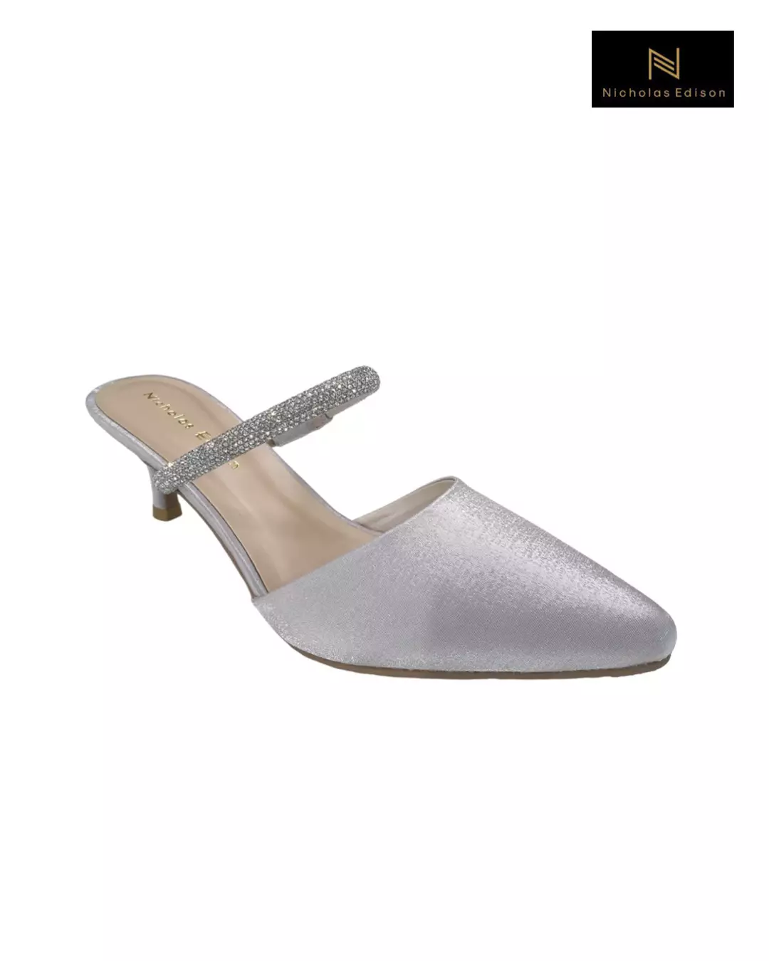 Jual NICHOLAS EDISON Nicholas Edison Heel Alanis Silver Original 2026 ...