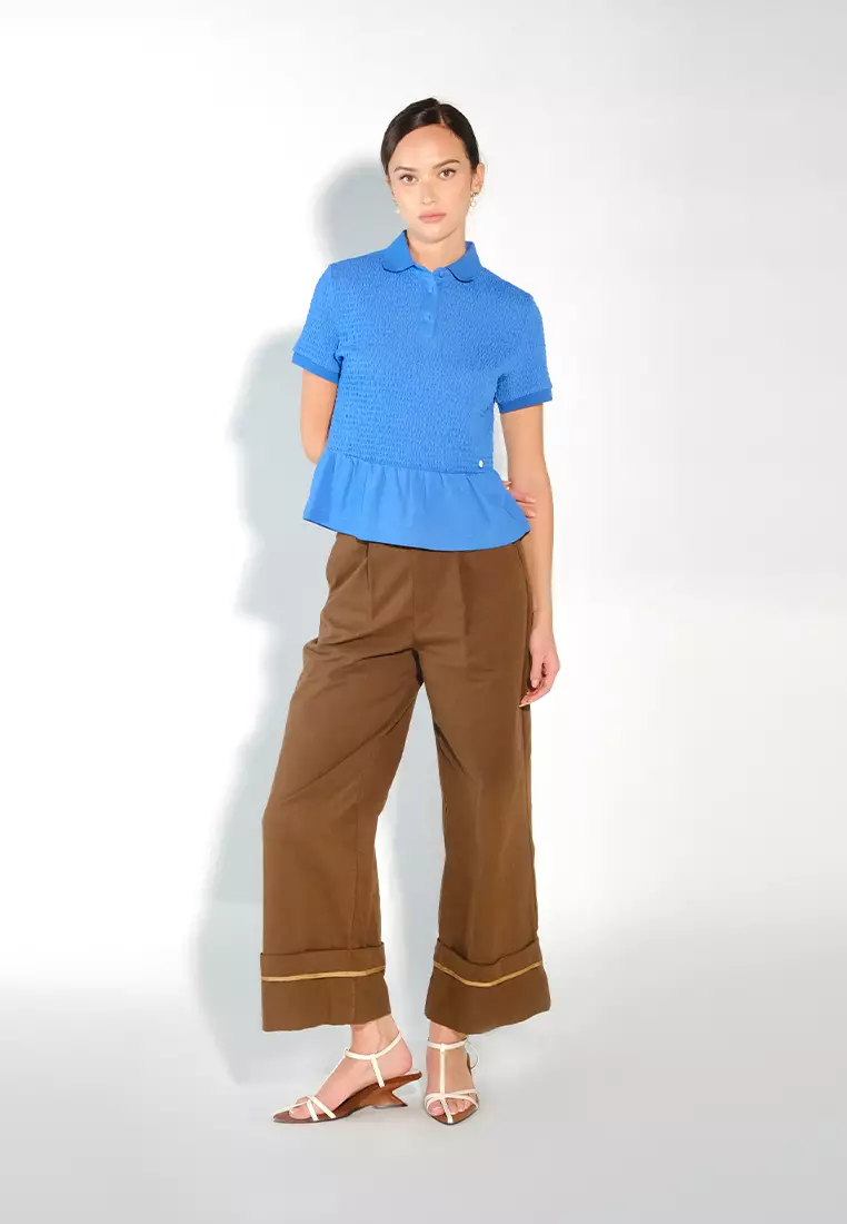 Buy Plains & Prints Sari- Sari Centrio Short Sleeve Top 2026 Online | ZALORA Philippines