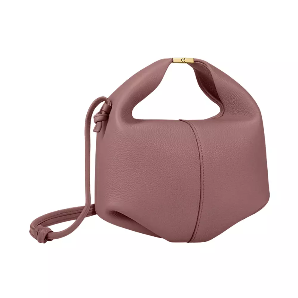 Jual Polene Beri Crossbody Bag Grained Leather Lilac Original 2025 ...
