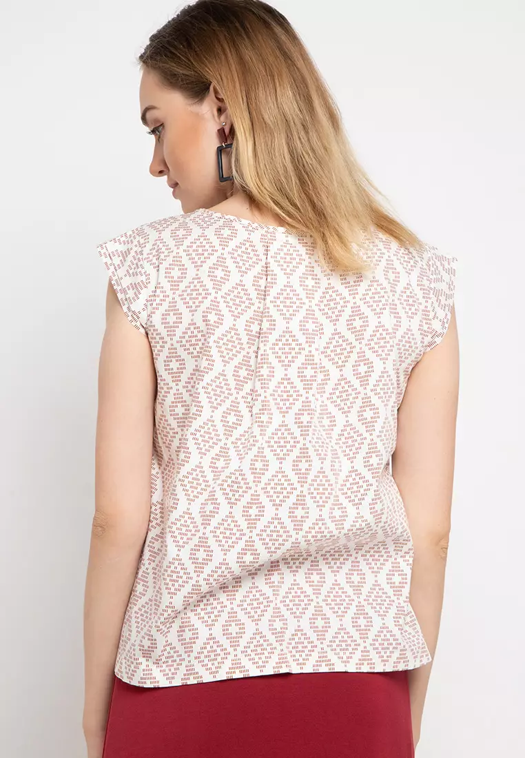 Jual sophistix Sofia Blouse In Off White Original 2024 | ZALORA Indonesia