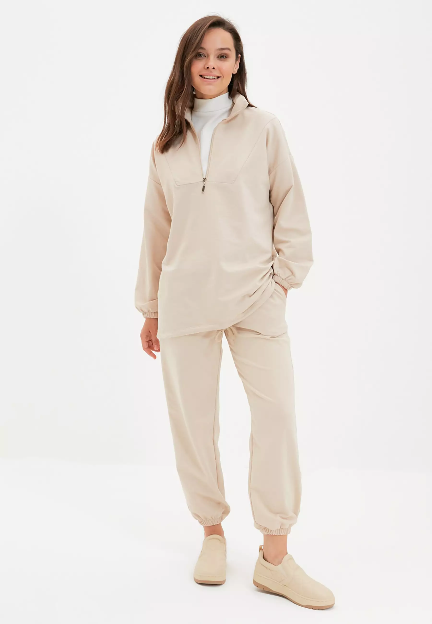Buy Trendyol MODEST Zipper Tracksuit Set 2025 Online | ZALORA Philippines