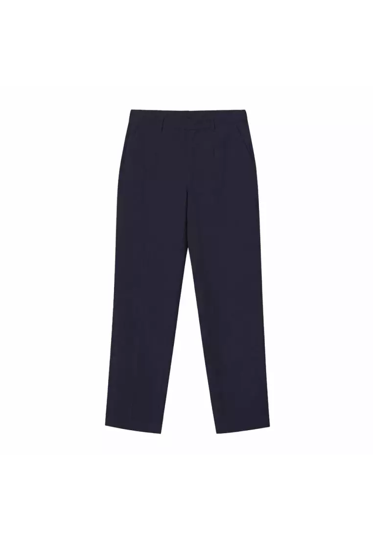 Buy Giordano Women's Elastic Waist Regular Tapered Suit Pants 05415026 ...
