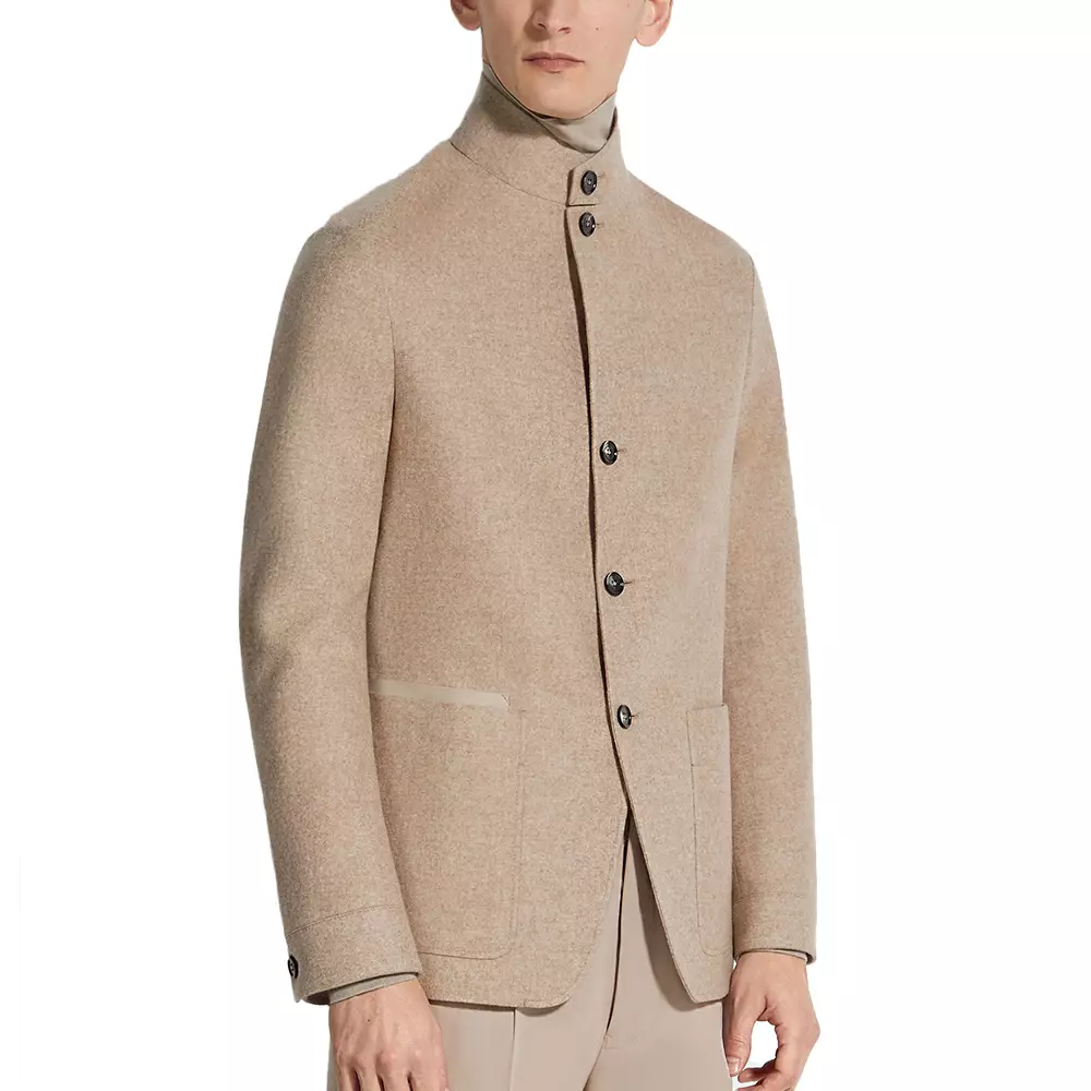 Jual Zegna Oasi Cashmere Il Conte Jacket Light Taupe Original 2025 ...