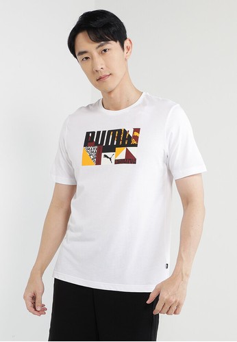 Jual PUMA Monogram Graphic Tee Original 2023 | ZALORA Indonesia