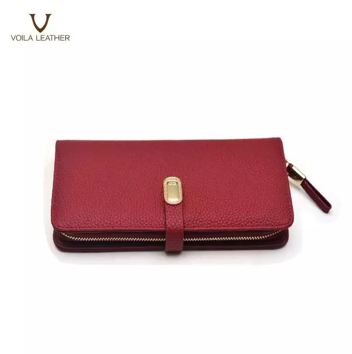 Jual VOILA LEATHER VOILA LEATHER Dompet Panjang Wanita Kulit Asli Genuine Leather Long Wallet ...