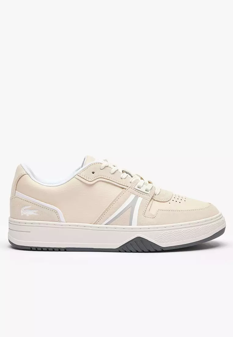 Buy Lacoste Men's L001 Leather and Suede Trainers Online | ZALORA Malaysia