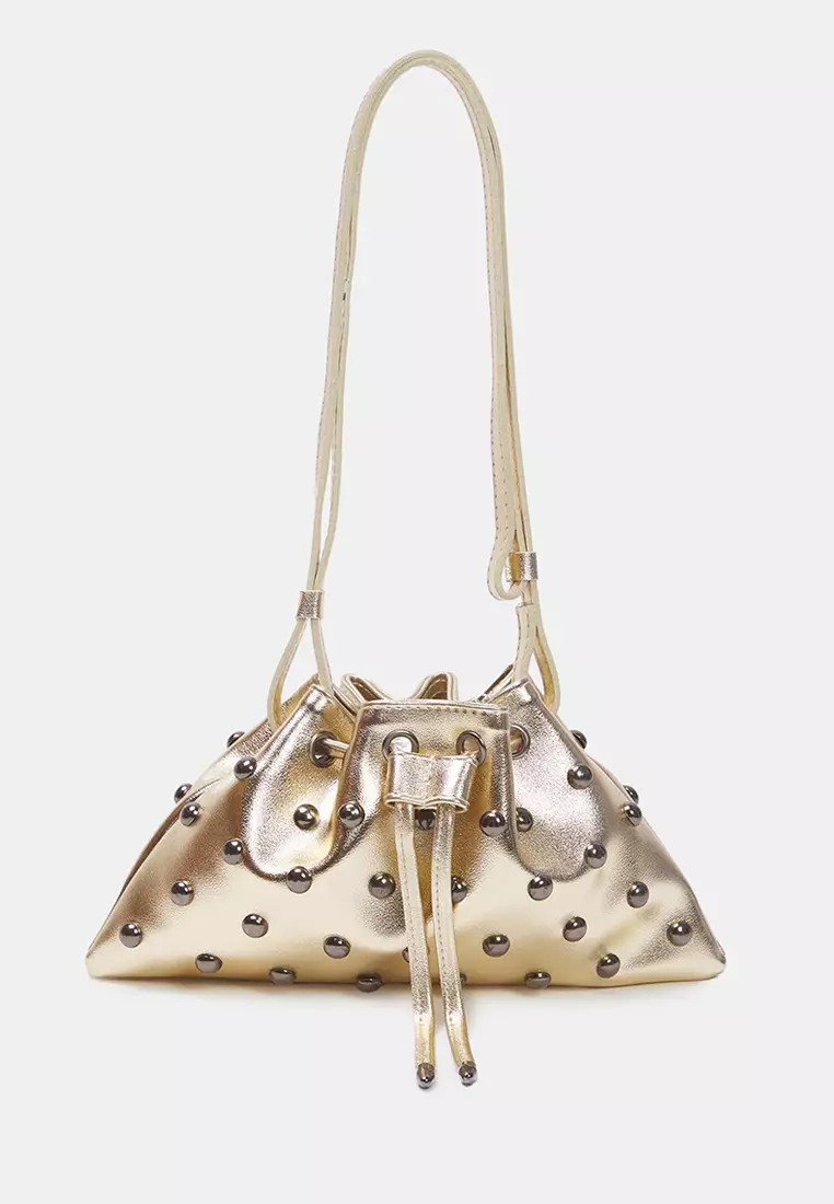 Buy Trendyol Gold Troc Embroidered Women's Mini/Small Pouch Shoulder ...
