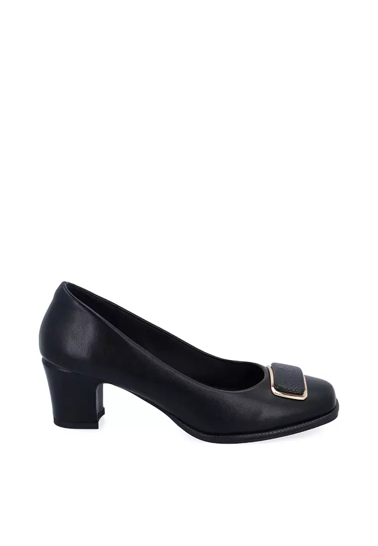Buy Carlo Rino Black Vivienne Pumps 2025 Online | ZALORA Philippines