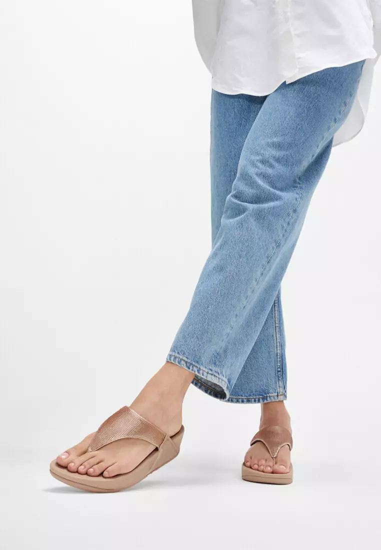Buy FitFlop Lulu Sequin Toe-post Sandals 2025 Online | ZALORA Philippines