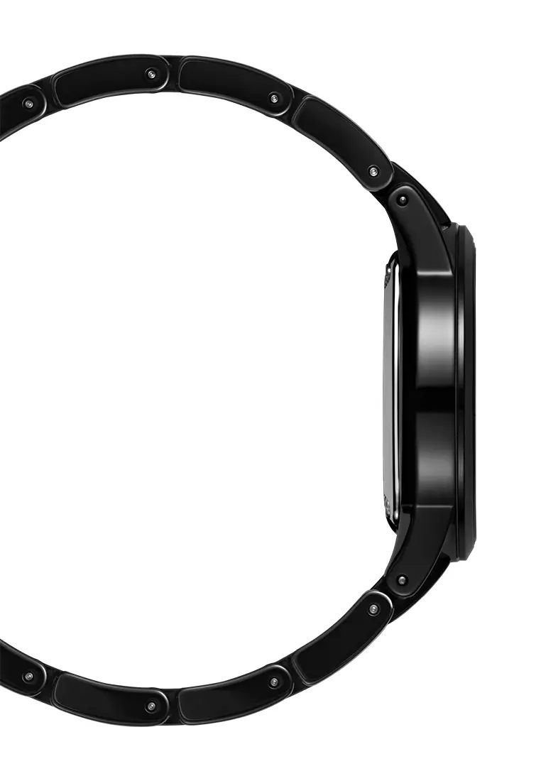 Buy Daniel Wellington Iconic Link Ceramic 28mm Watch Black dial Link ...