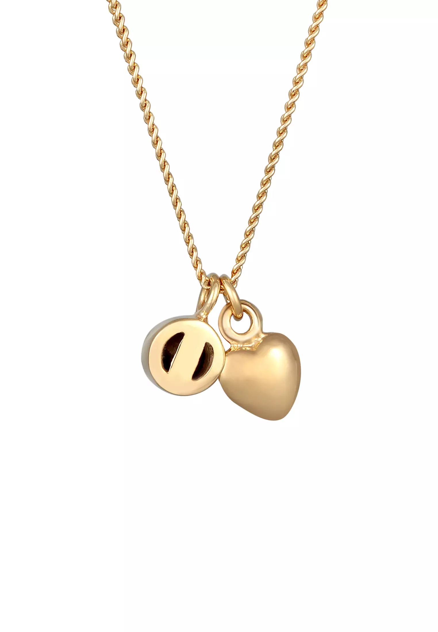 Buy ELLI GERMANY Heart Pendant Necklace – Gold-Plated Silver 2026 ...