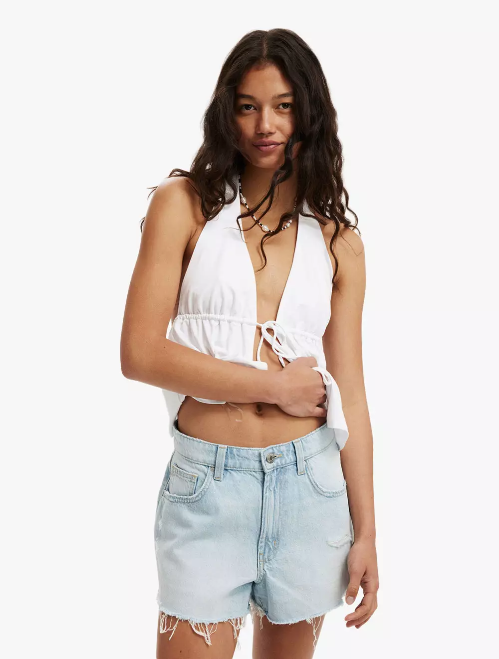 Jual Cotton On Cotton On - DENIM SHORTS/SKIRTS - Original Cut Off Denim ...