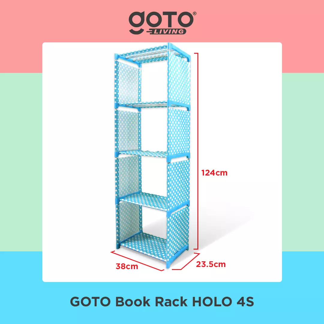 Jual Goto Living Holo Rak Buku Serbaguna Lemari Multifungsi Original ...
