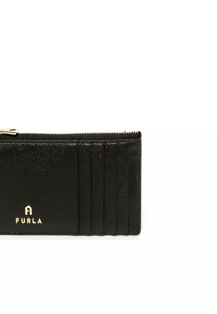 Buy FURLA Textured Leather Card Holder 2026 Online | ZALORA