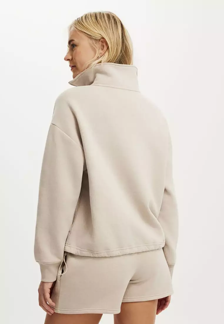 Buy Cotton On Body Plush Half Zip Sweatshirt 2026 Online | ZALORA