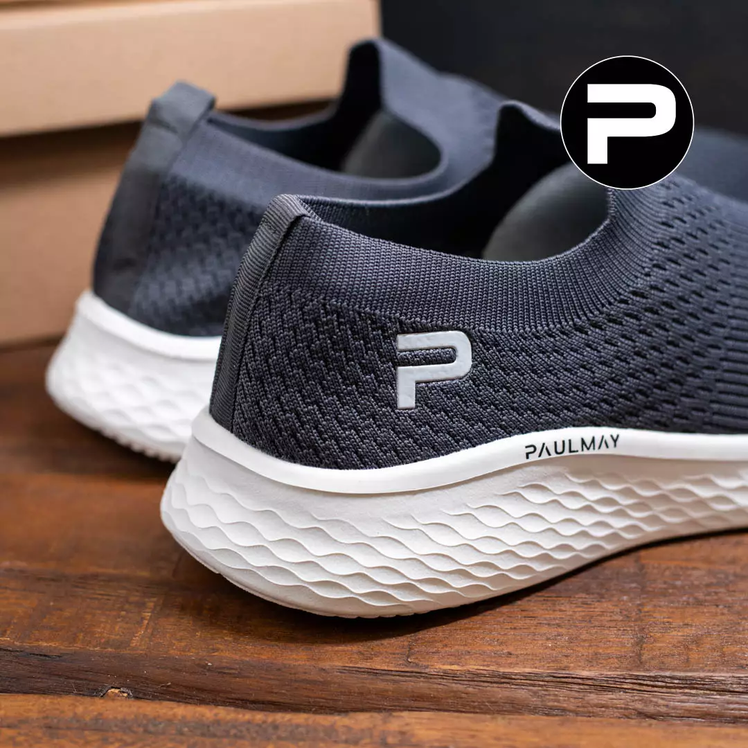 Jual PAULMAY PAULMAY - Sepatu Sneakers Running Pria Go Walk - Grey ...