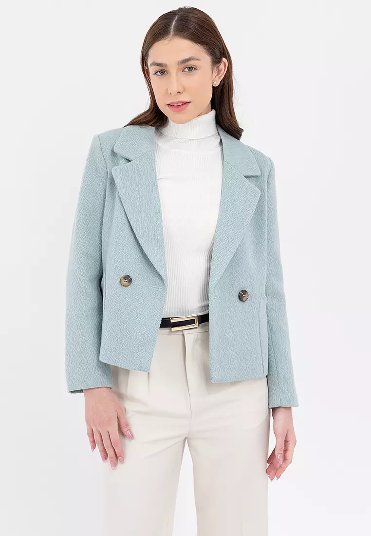 Buy Well Suited Textured Woolen Jacket 2026 Online | ZALORA Philippines