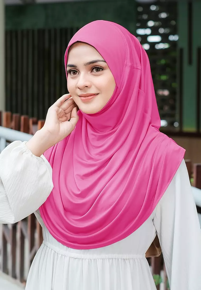 Jual Cantik Kerudung FATHIA INSTAN - HOT PINK Original 2025 | ZALORA Indonesia