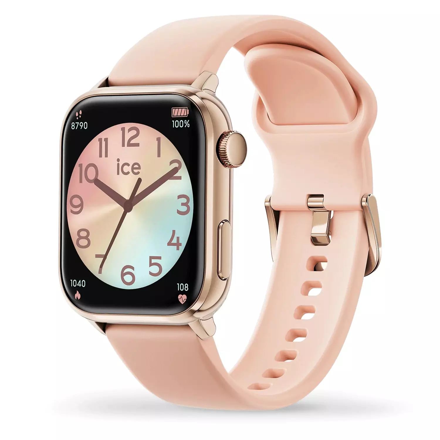Jual Ice Watch ICE Smart Watch 2.0 rectangular 1.96 - Rose-Gold Nude ...