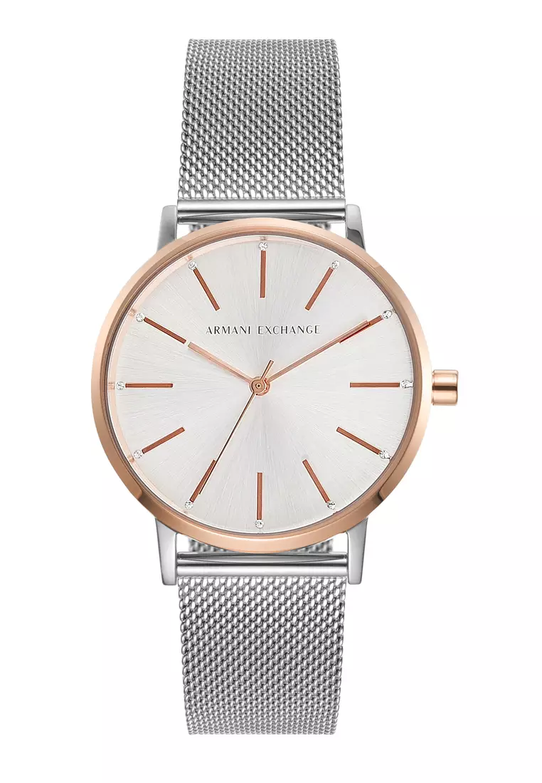 Buy Armani Exchange Armani Exchange Silver Watch AX5537 Online | ZALORA ...