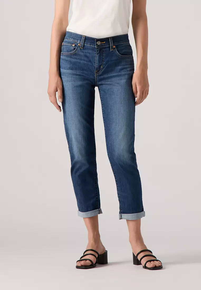 Buy Levi's Women's Mid-Rise Boyfriend Jeans 19887-0361 Online | ZALORA ...