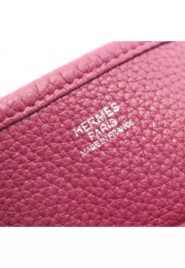 Buy Hermes Pre-Loved Hermès Evelyn 3 Troyes GM Cassis Shoulder bag ...