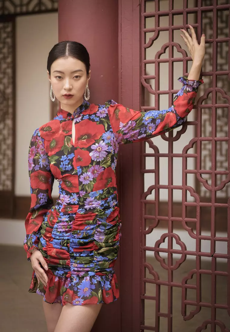 Dressing Paula High Neckline With Gathers-Detailed Dress 2025 | Buy ...
