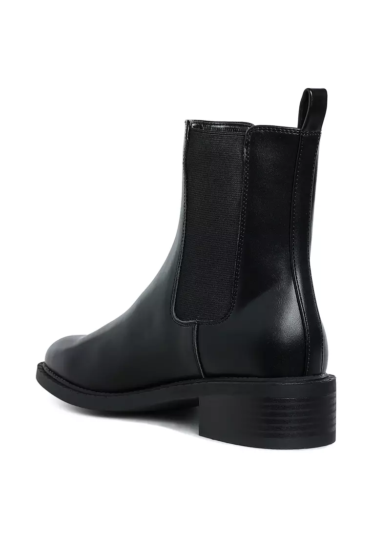 Buy London Rag Stacked Heel Chelsea Boots in Black 2025 Online | ZALORA