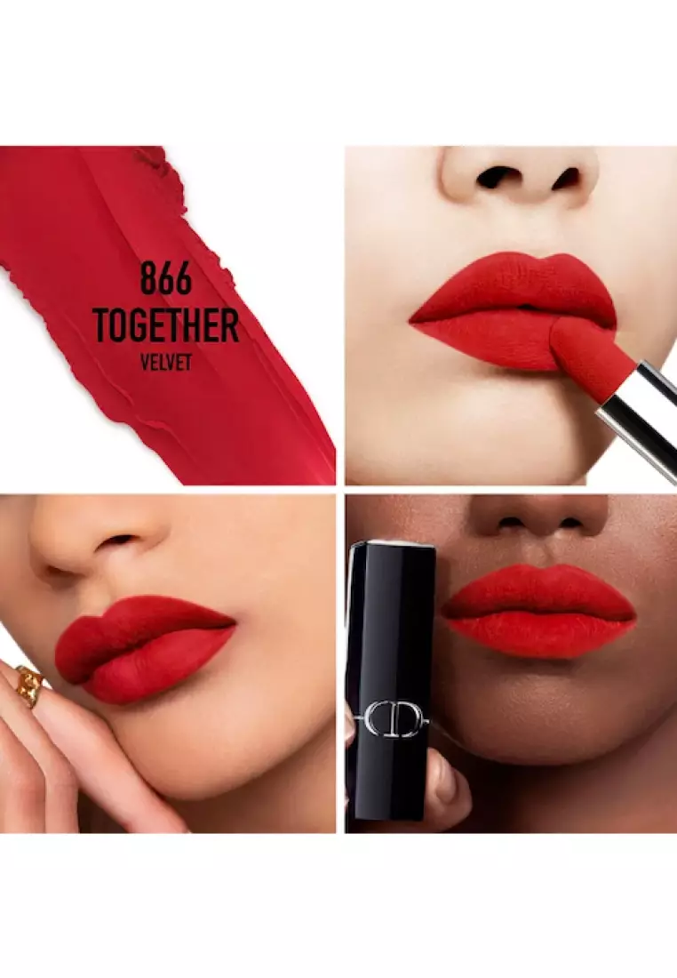 Buy DIOR Dior Rouge Lipstick 866 Together Velvet Finish Online | ZALORA ...