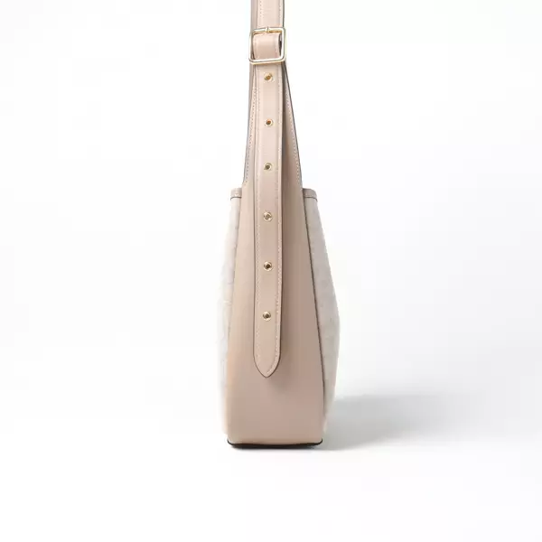 Jual Coach Tas COACH HADLEY TURNLOCK GHW MONOGRAM TAUPE BUCKET BAG 100% ...