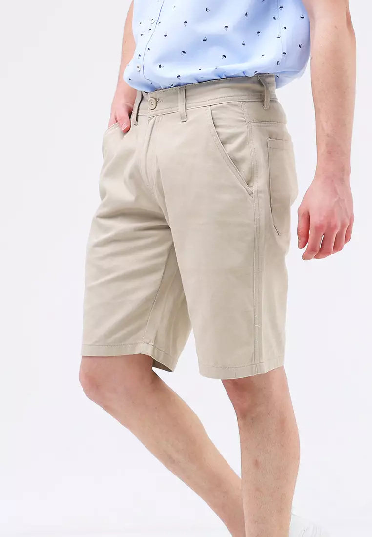 Buy Freego Mens Regular Tapered Shorts 2025 Online | ZALORA Philippines