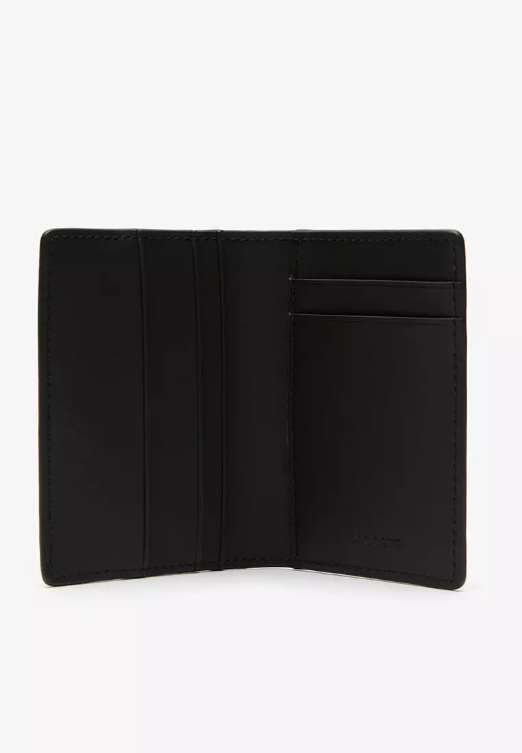Buy Lacoste Men’s The Blend Monogram Print Vertical Card Holder Online ...