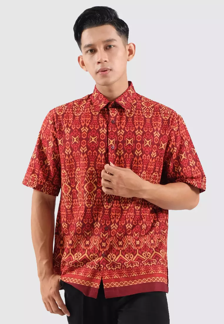 Jual Batik Solo BATIK SOLO MEN REG SS Original 2024 | ZALORA Indonesia